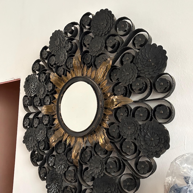 Wrought Iron Mirror - Etsy