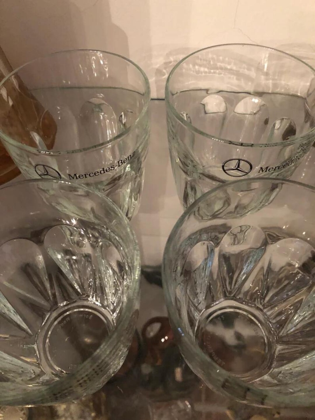 Vintage Mercedes Benz Drinking Glasses, Car Enthusiast Gift, Retro ...