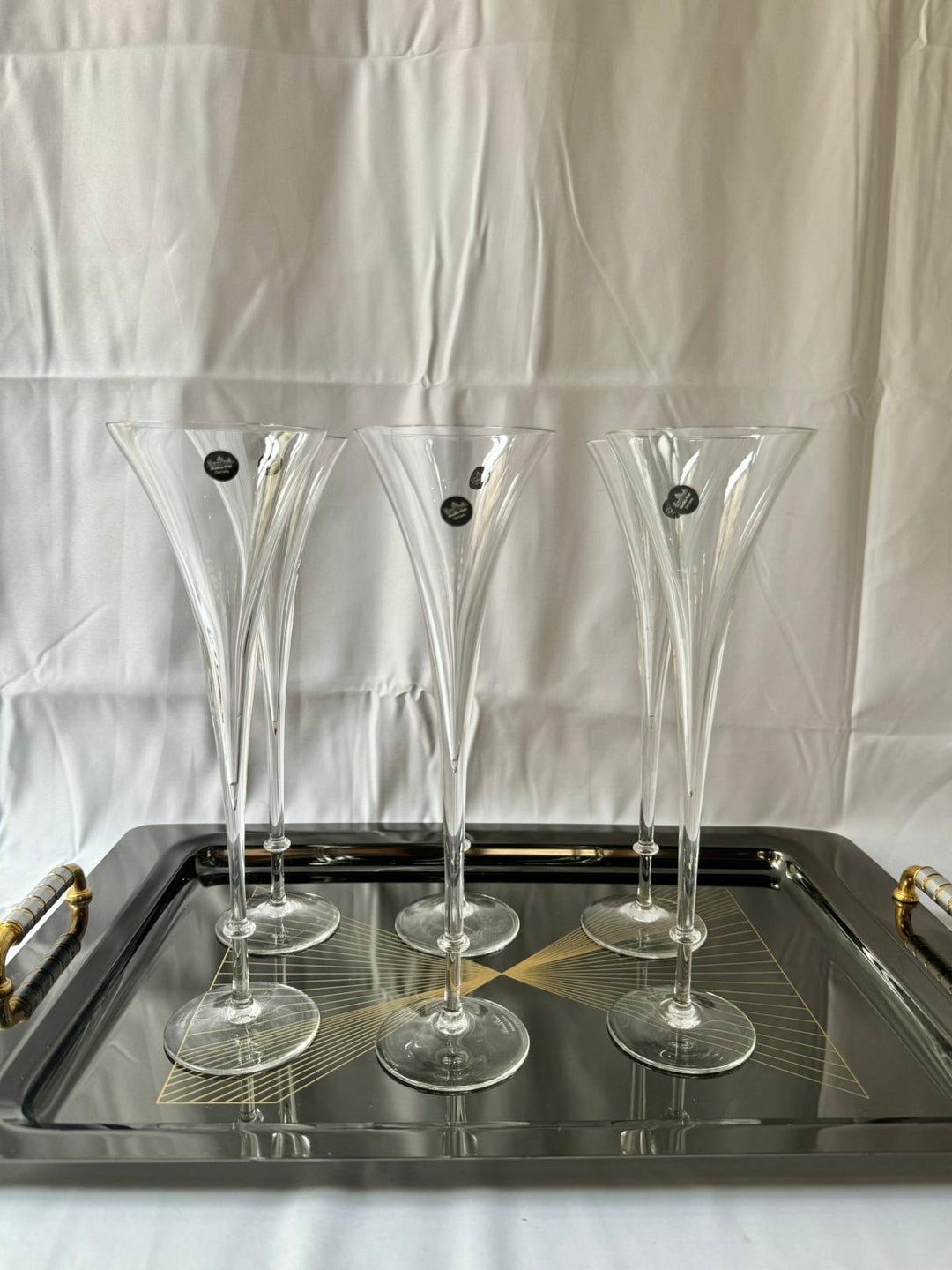 Classic Rosenthal Crystal Flute, Vintage Glassware Decor, Crystal ...