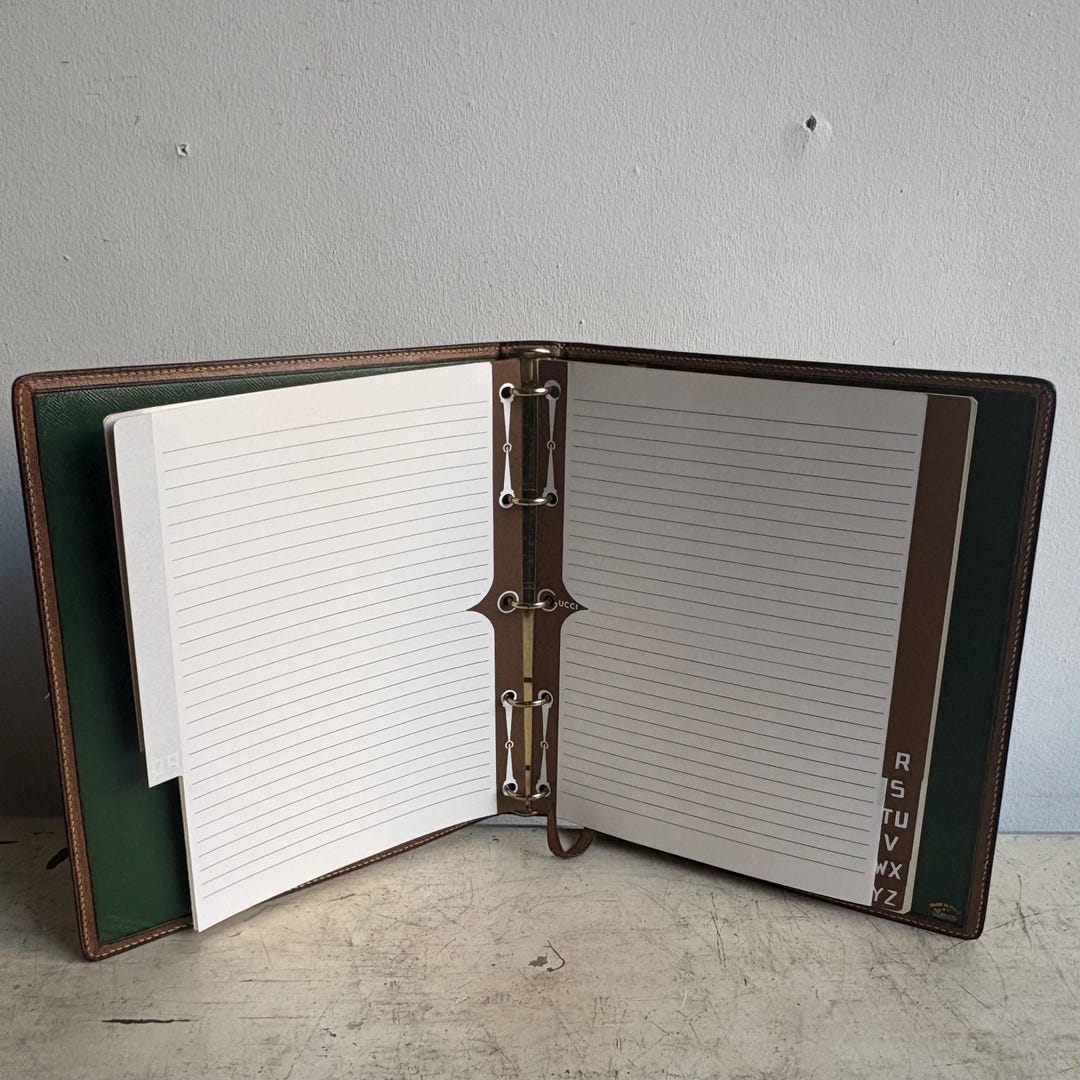 Gucci Vintage Address Book, Contact List, Phone Book, Telephone Book ...