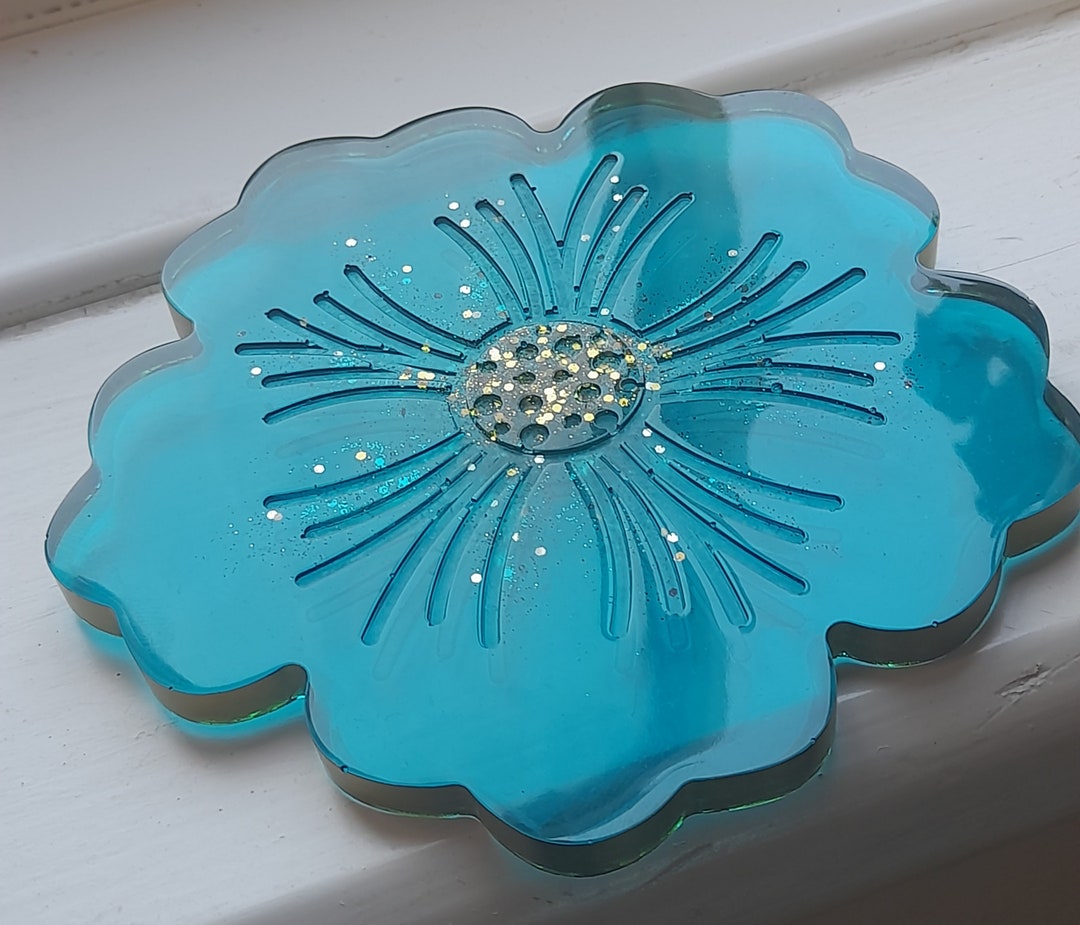 Resin Flower Coaster, Coasters, Flower Coaster, Mother's Day Gift ...