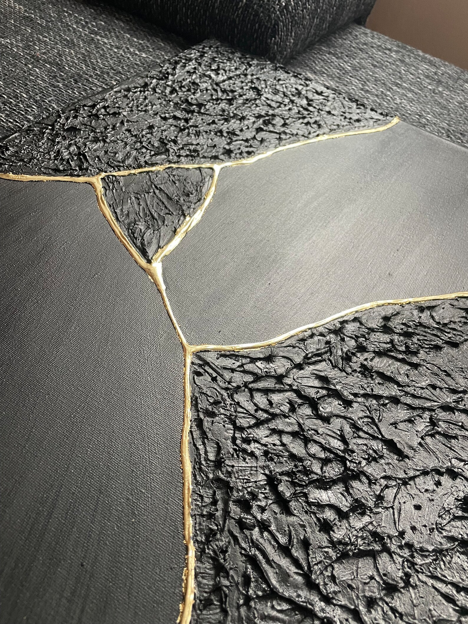 Kintsugi Art Japan Wall Art Kintsugi Painting Plaster Wall - Etsy