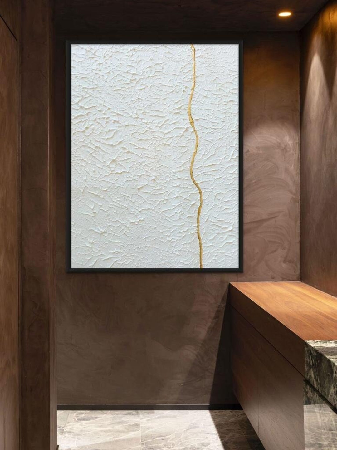 Kintsugi Wall Art, Wabi Sabi Art, Texture Wall Art, Minimalist Art ...