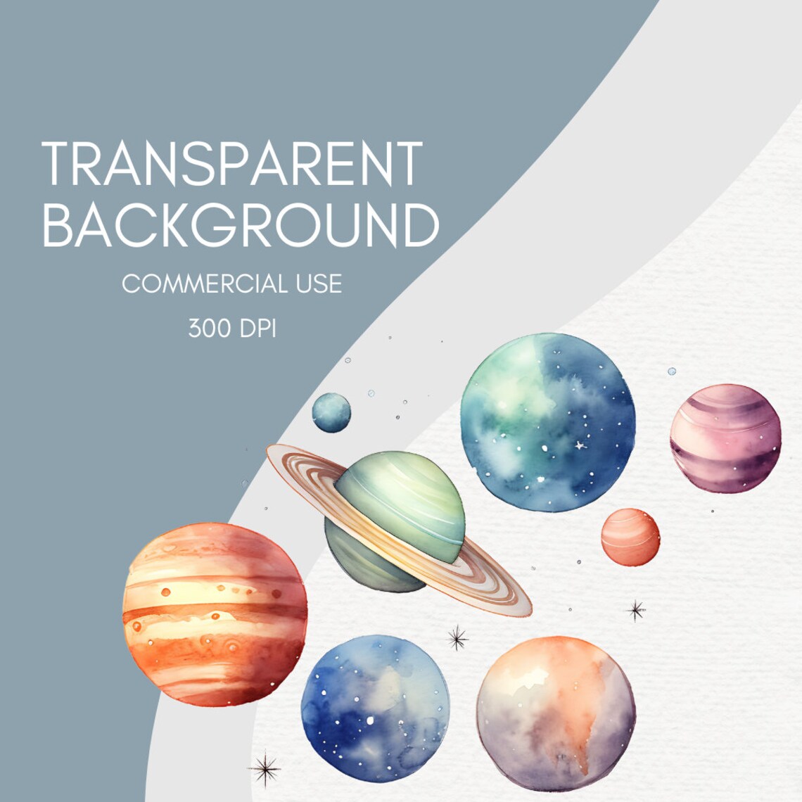 Clipart, Space, Rocket, Astronaut, Planets, 53 PNG Files, Transparent ...