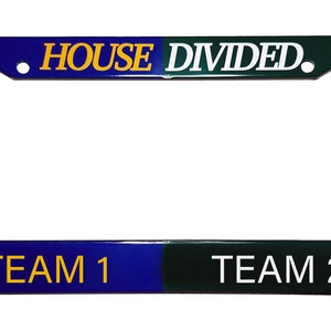 House Divided License Plate Frame - Etsy