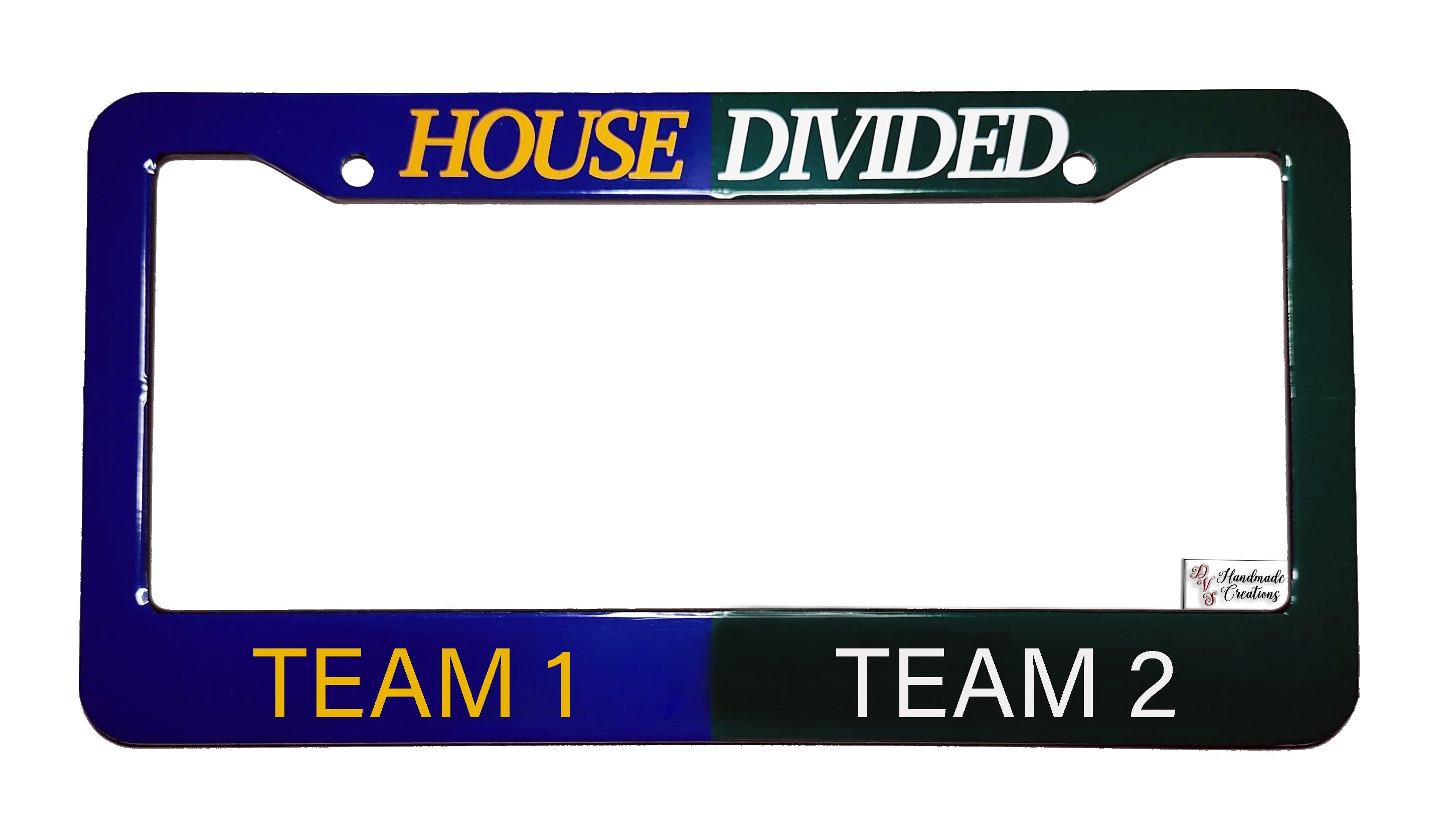 House Divided License Plate Frame - Etsy