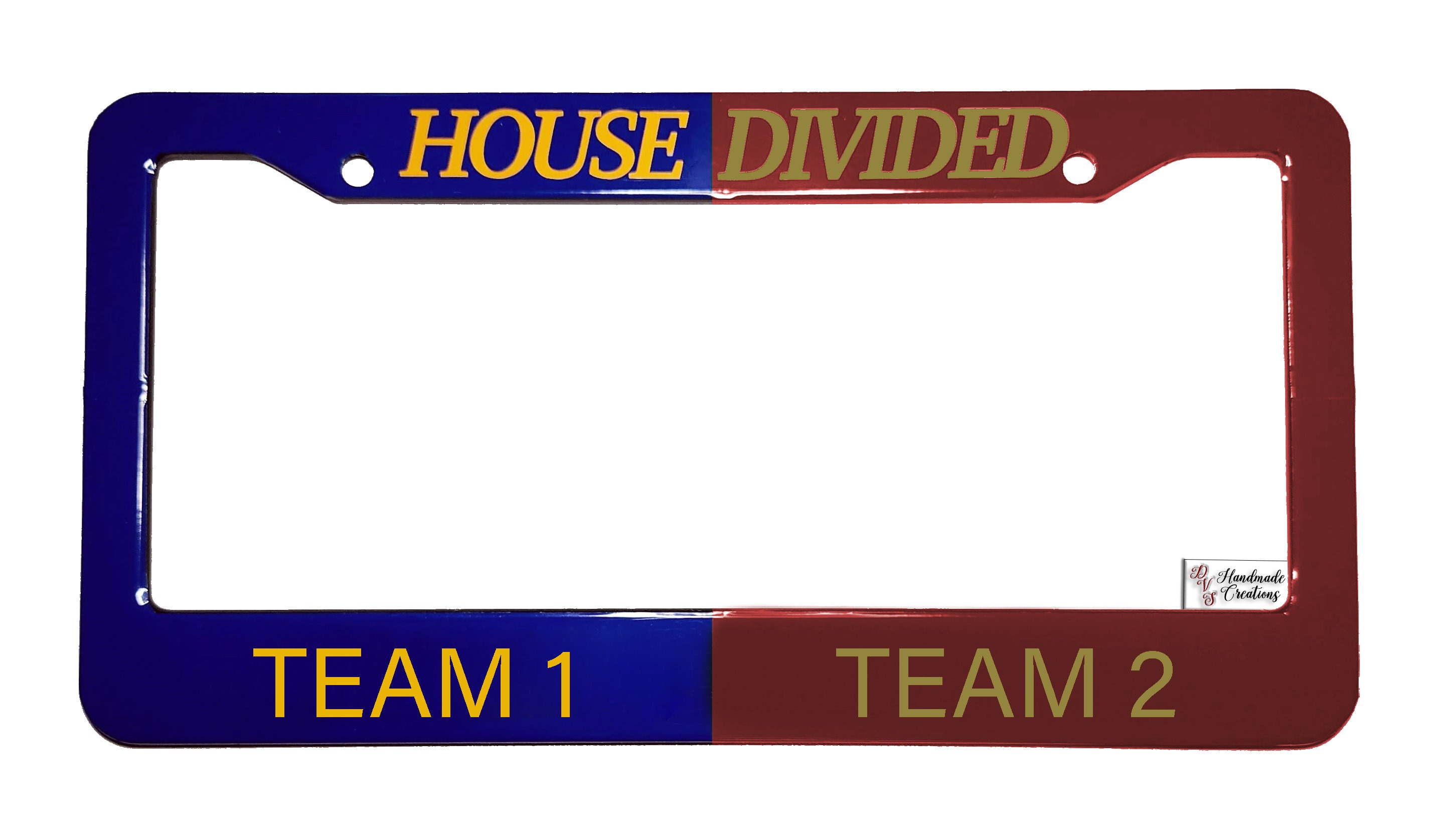 House Divided License Plate Frame - Etsy