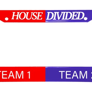 House Divided License Plate Frame - Etsy