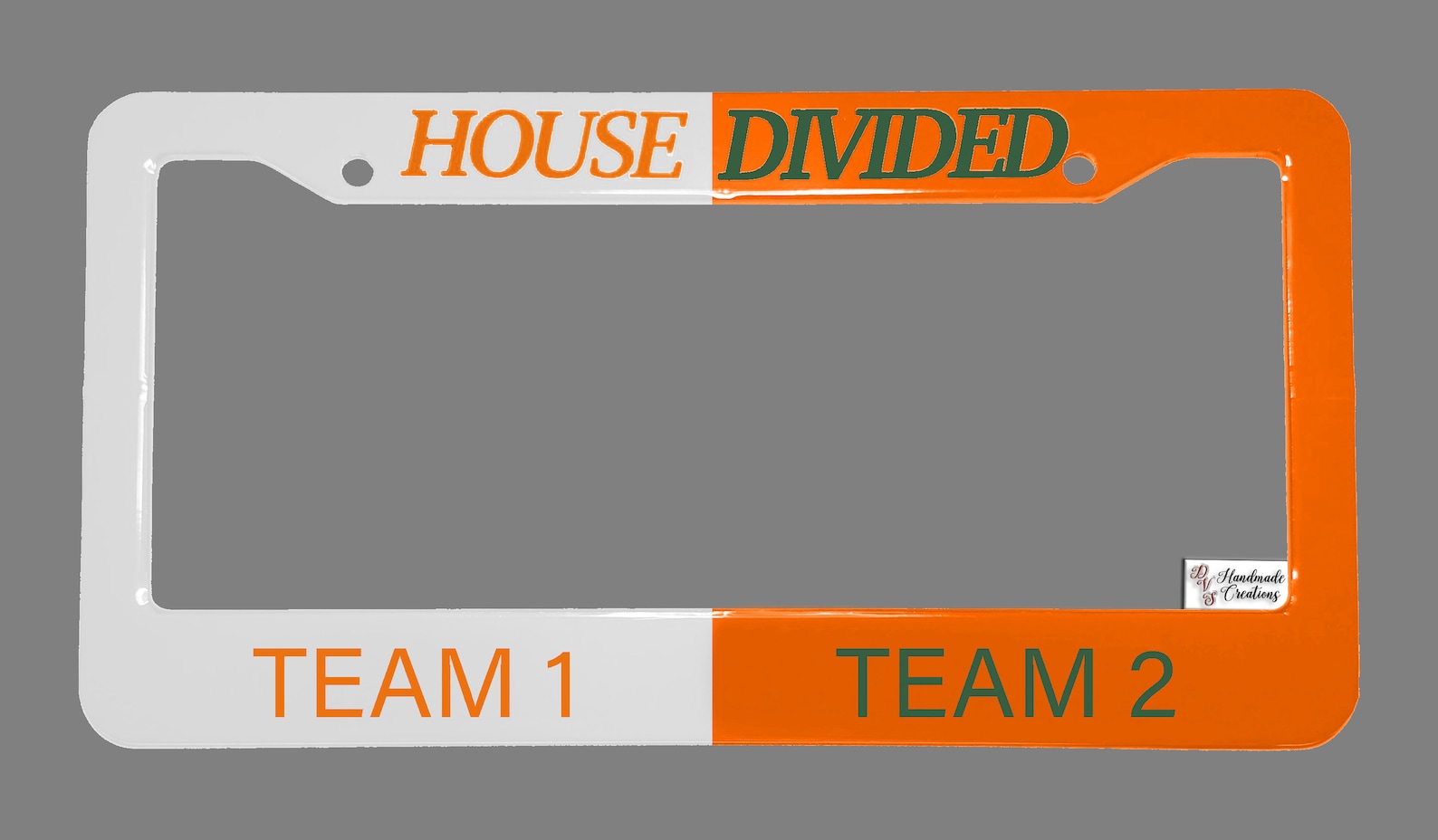 House Divided License Plate Frame - Etsy