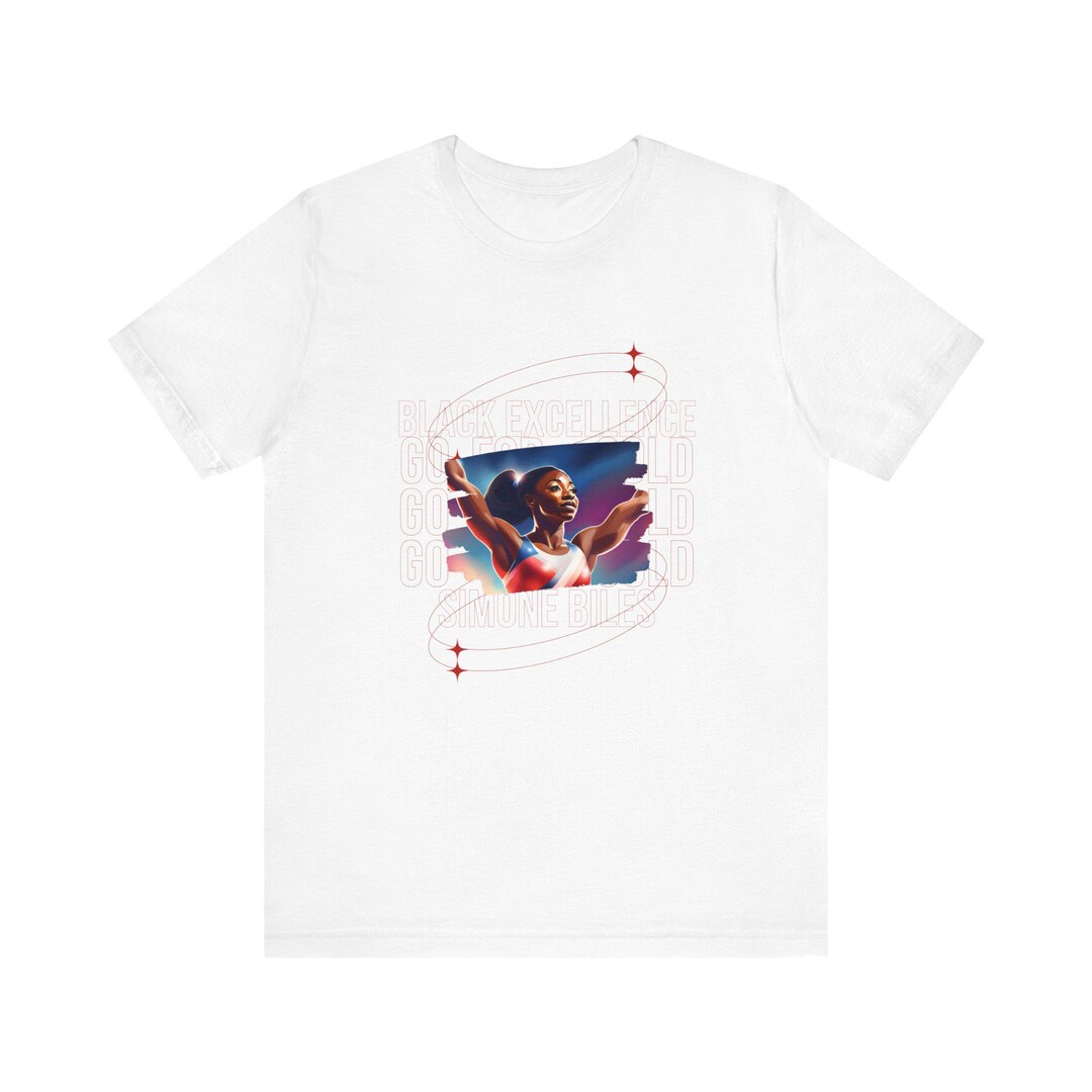 Simone Biles Black Excellence T-shirt - Etsy