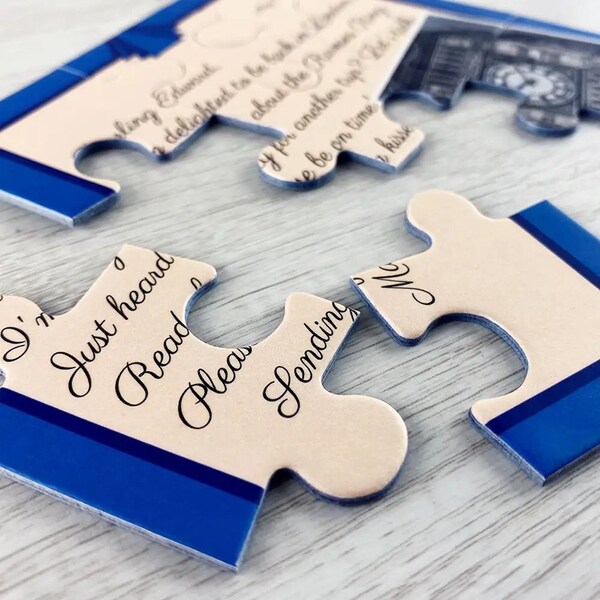 Puzzle Invitation - Etsy