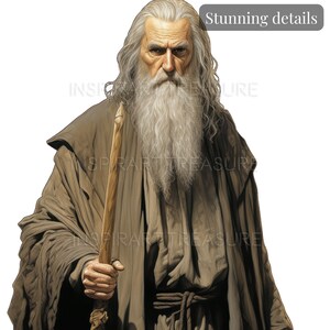Witchcraft Kit Fantasy Wizard Clipart, Mystical Mage Watercolor Wiccan ...