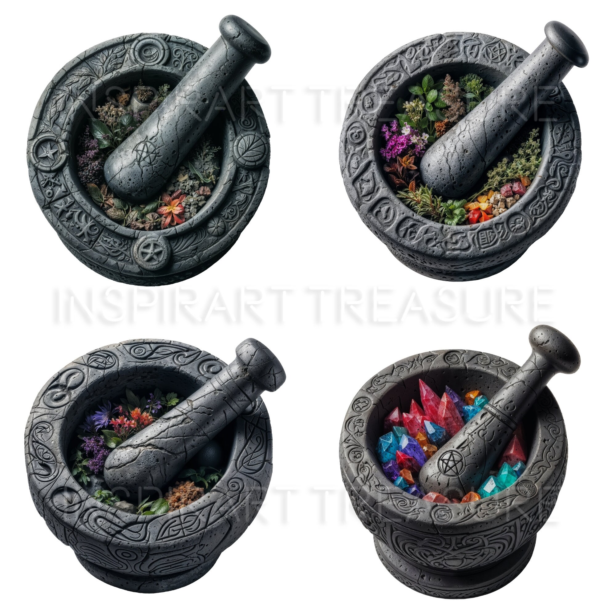 Black Antique Mortar and Pestle PNG Clipart, Apothecary Witch Tool ...