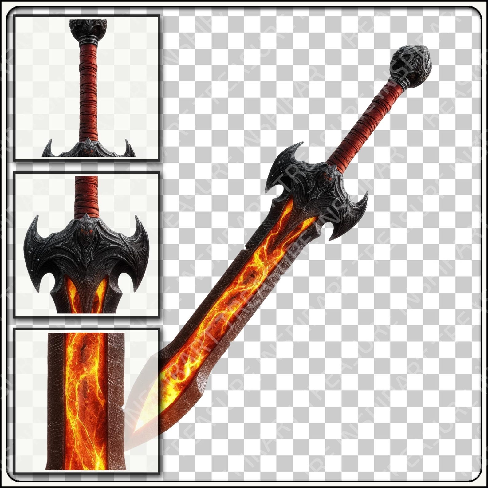 Fire Dragon Knight Armor Set Knight SVG PNG Full Armor Set Epic Battle ...