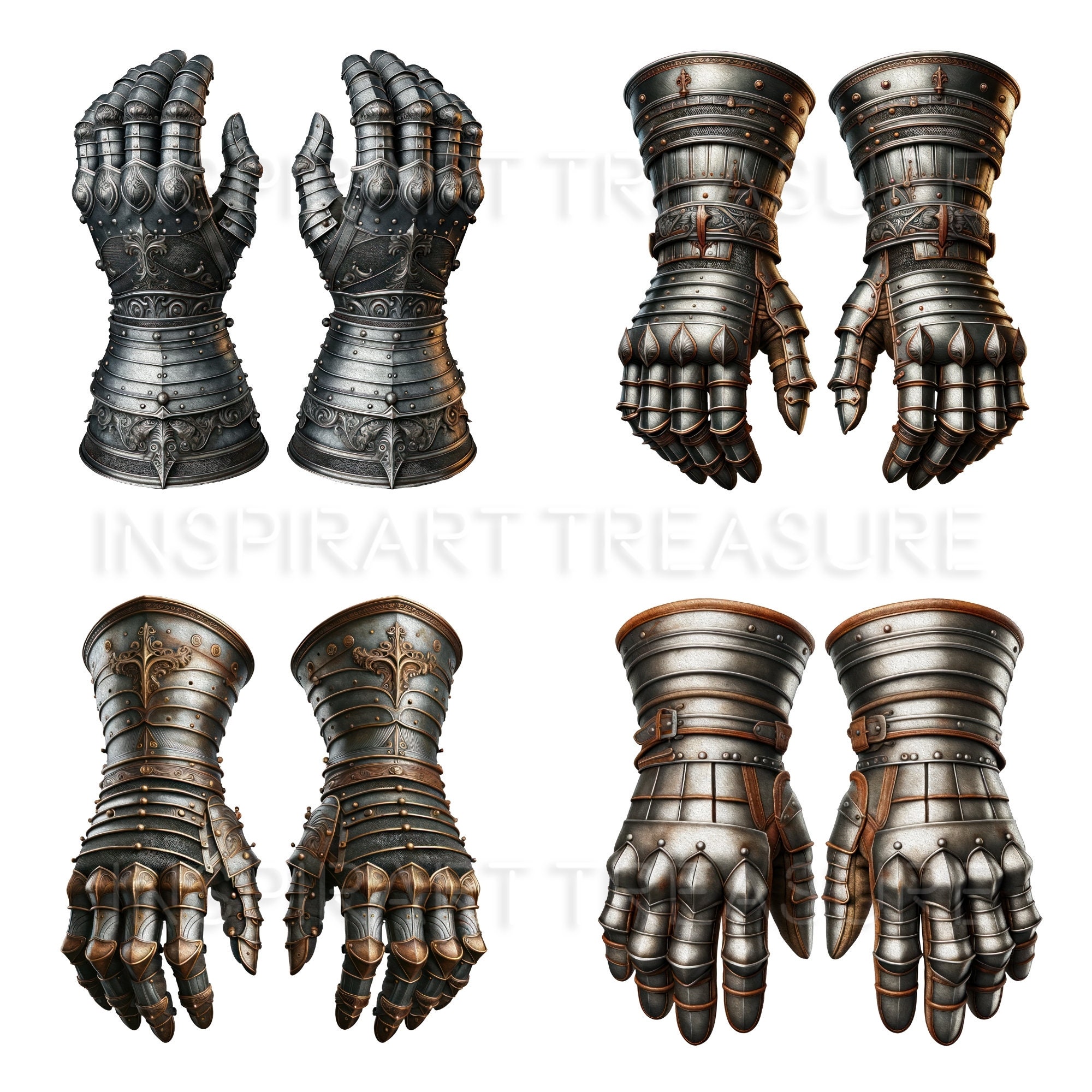 Plate Armor Gloves Clipart Armored Gauntlet Clipart Medieval Knight ...