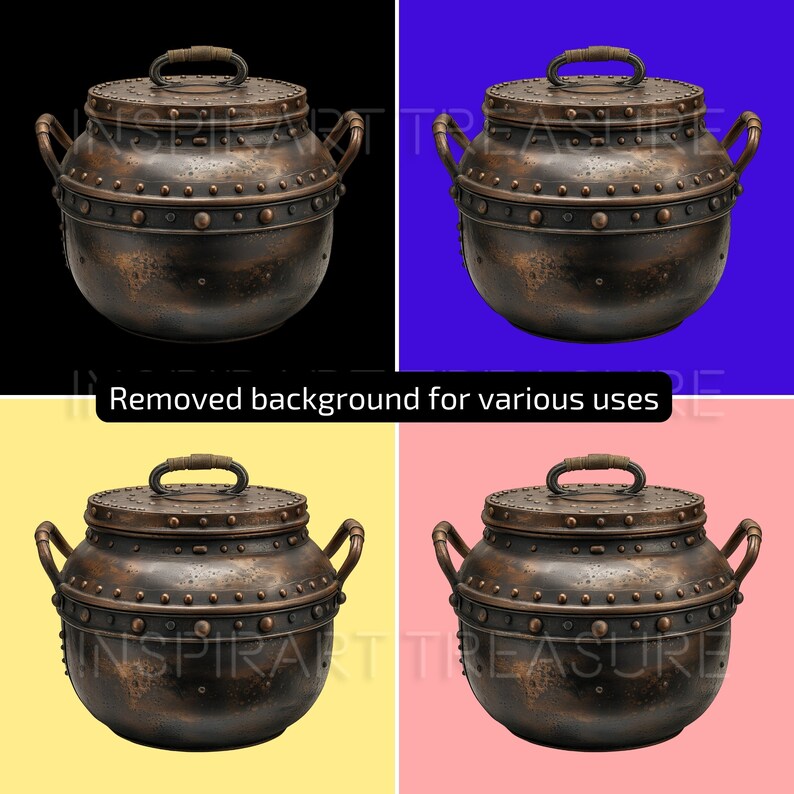 Vintage Cooking Pot Clipart, Dnd Accessories Adventurer Kit, Perfect ...