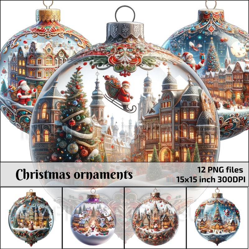 Ornament Clipart - Etsy