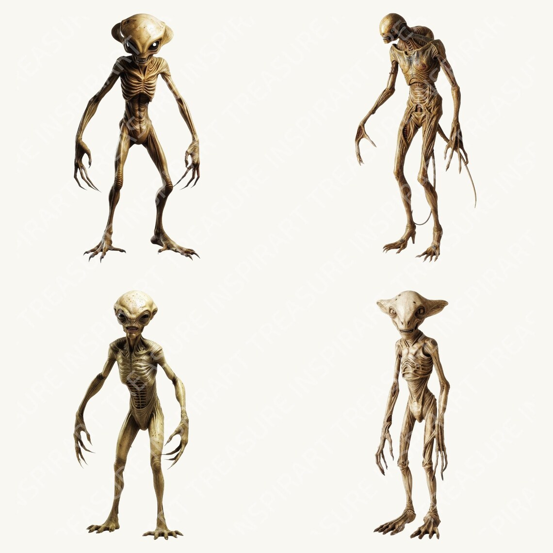 Realistic Scary Alien Clipart Spooky Alien PNG Extraterrestrial Images ...