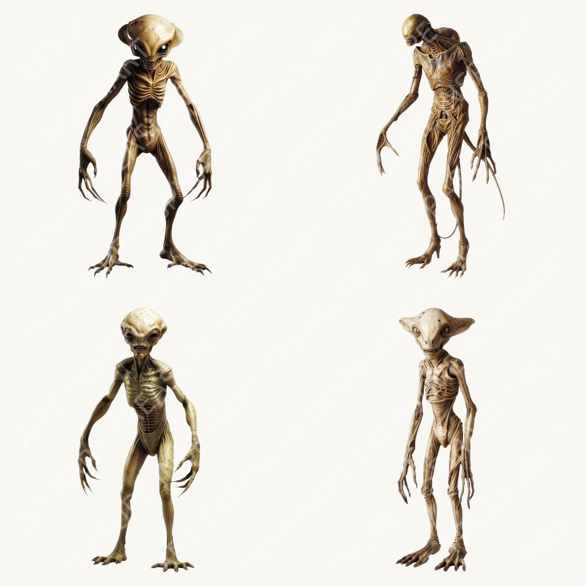 Realistic Scary Alien Clipart Spooky Alien PNG Extraterrestrial Images ...