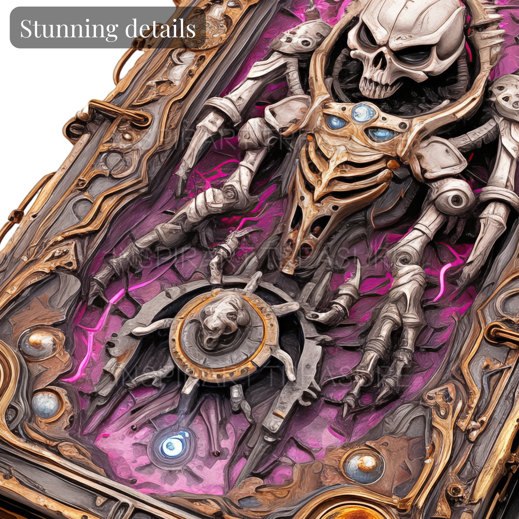 Printable Magic Spellbook 02, Fantasy Witchcraft Clipart, Digital ...