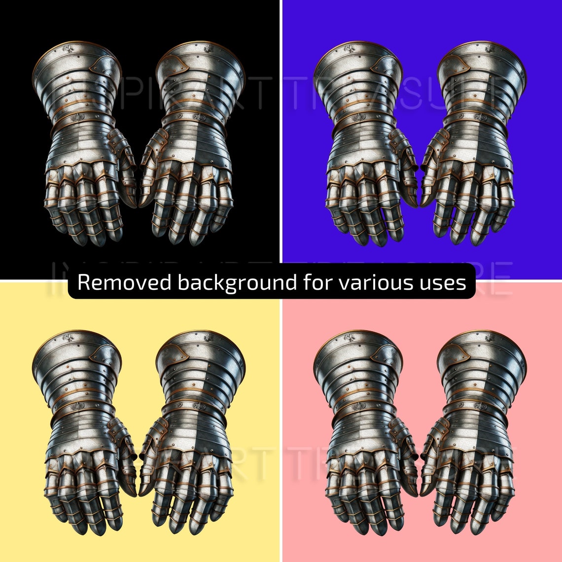 Plate Armor Gloves Clipart Armored Gauntlet Clipart Medieval Knight ...