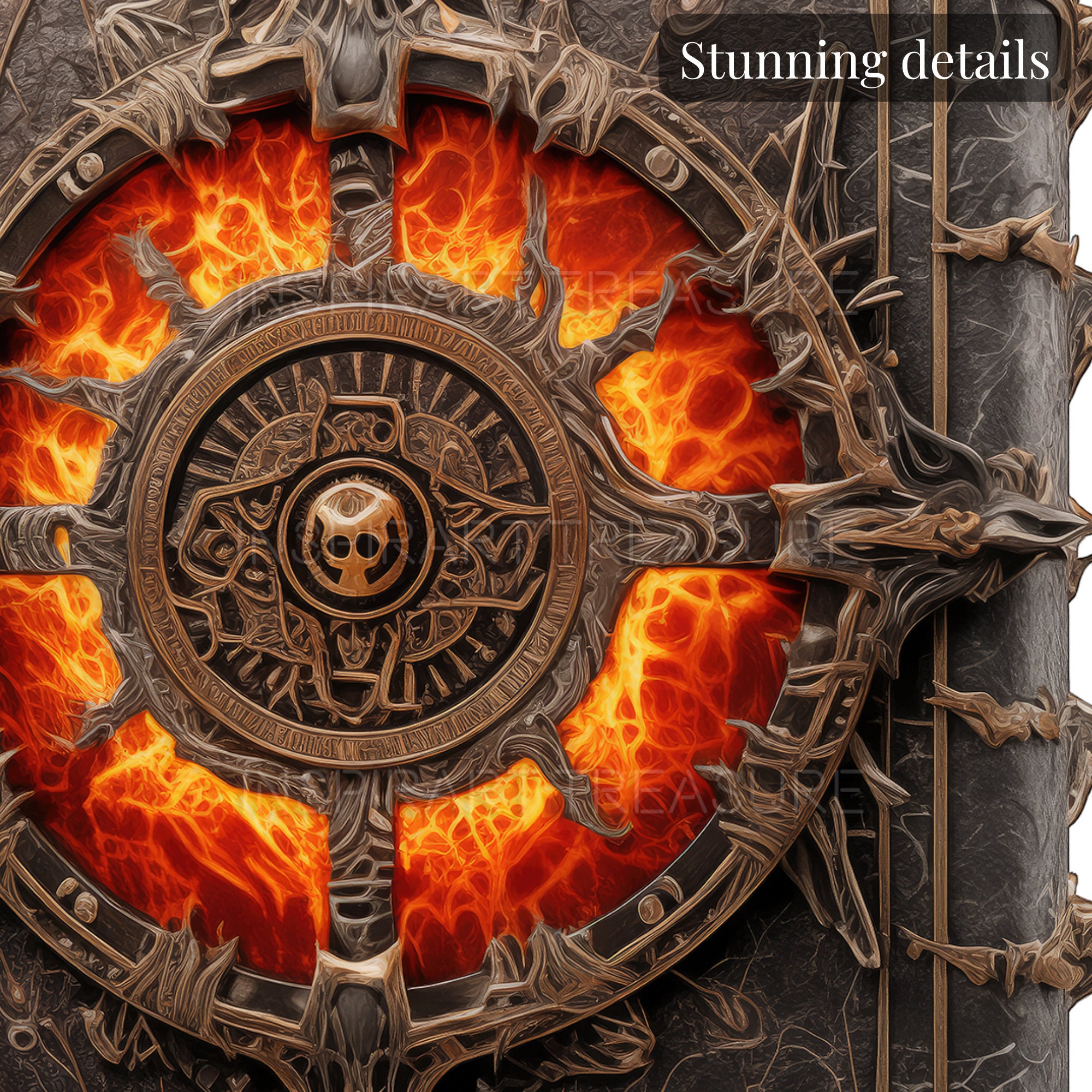 Printable Magic Spellbook 03 Fantasy Witchcraft Clipart - Etsy