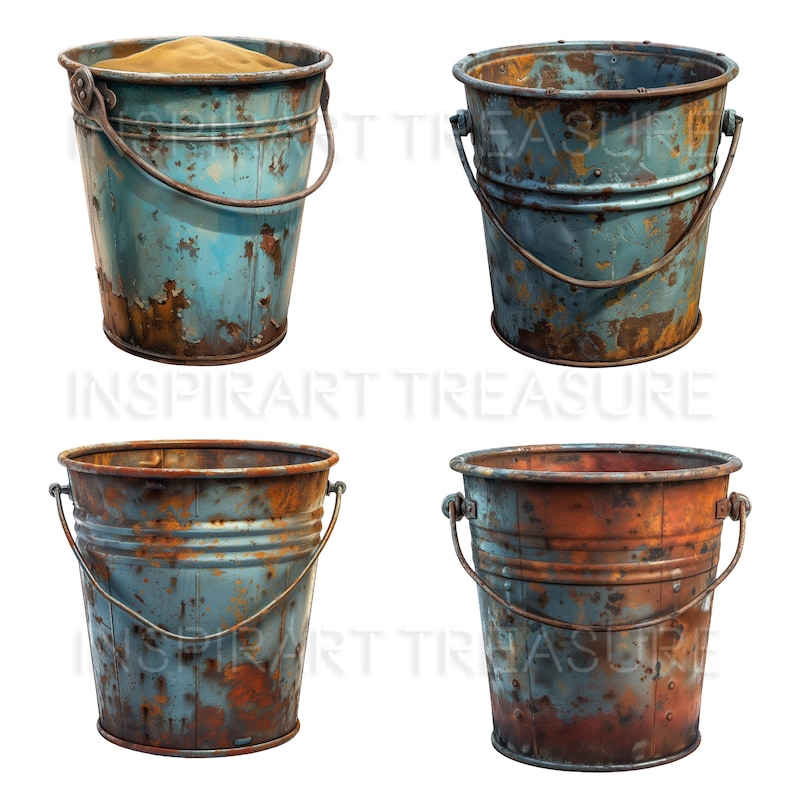 Building Bucket Clipart, Sand Bucket, Water Bucket, Dirt Bucket, Dnd ...