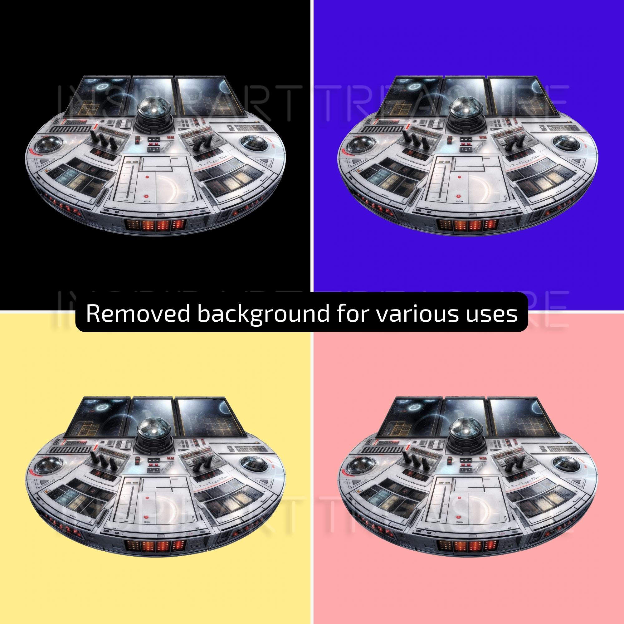 PNG Spaceship Control Panel Clipart Watercolor, Sci-fi Digital ...