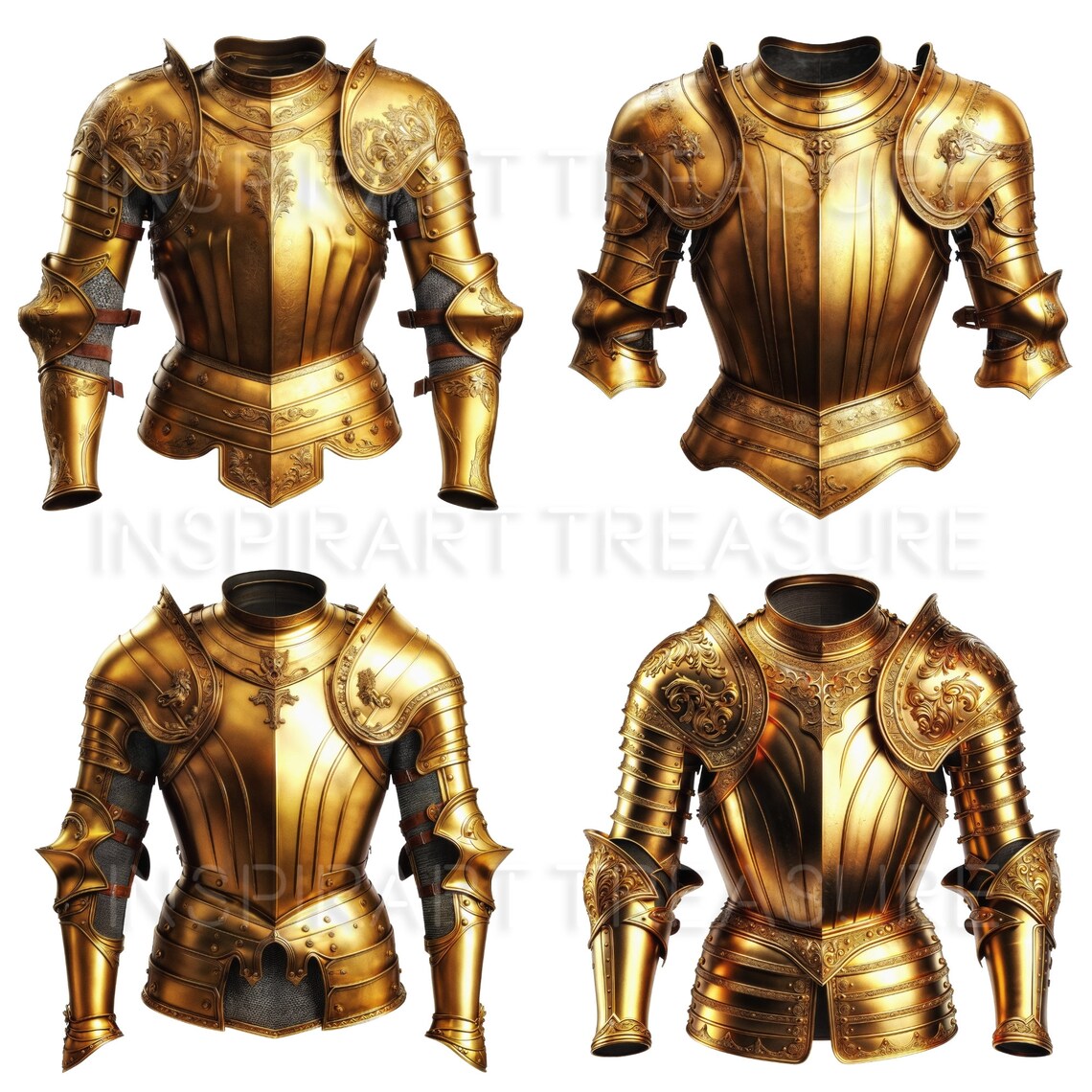 Gold Breast Plate Armor for Men Chest Plate Piece Armor Clipart ...