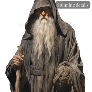 Witchcraft Kit Fantasy Wizard Clipart, Mystical Mage Watercolor Wiccan ...