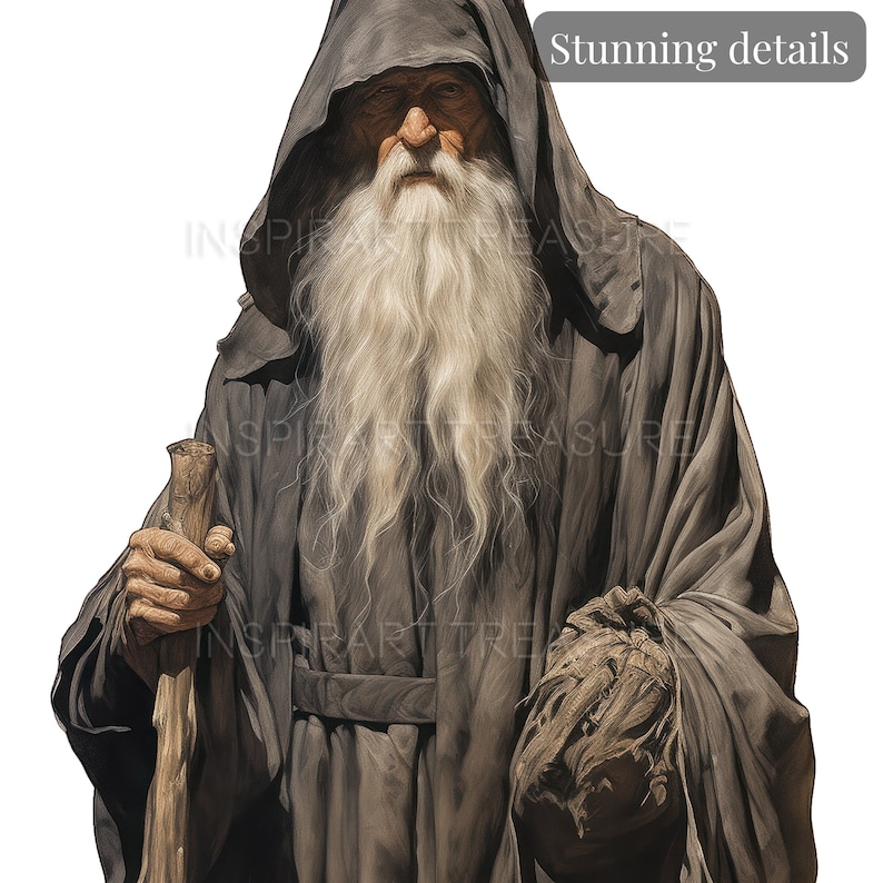 Witchcraft Kit Fantasy Wizard Clipart, Mystical Mage Watercolor Wiccan ...