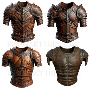 Digital Leather Chest Armor Clipart for Men Chest Piece Armor Medieval ...