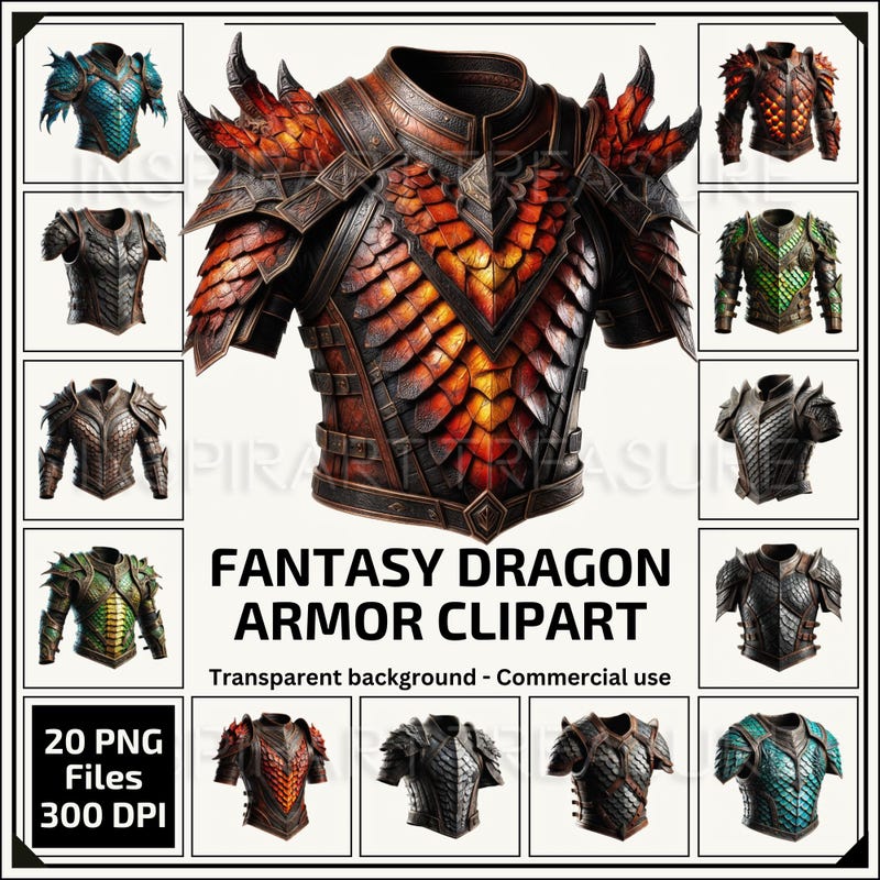 Dragon Scale Armor Png - Etsy