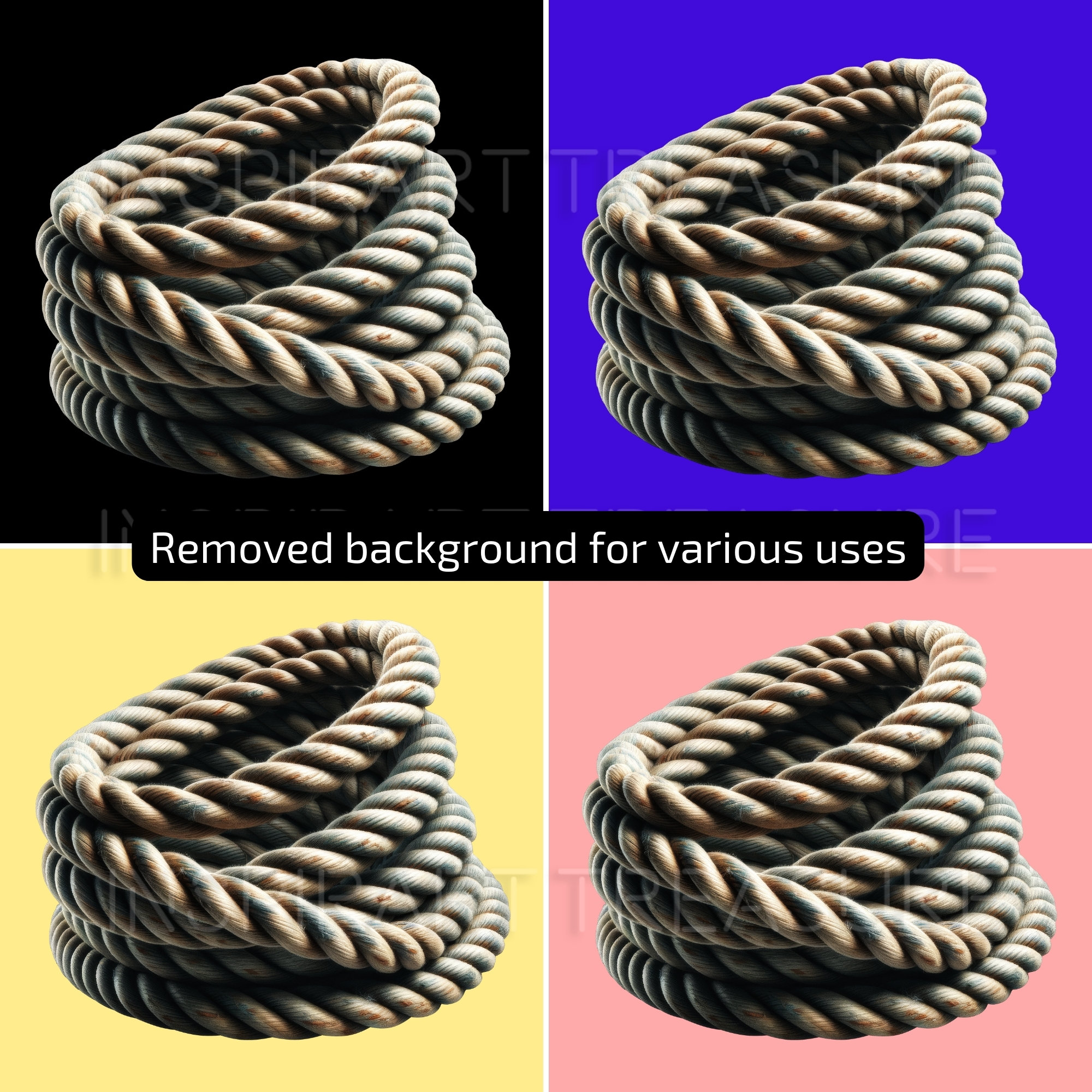 Rustic Climbing Rope Clipart, Climber Gear PNG Kit, Outdoor Adventure ...