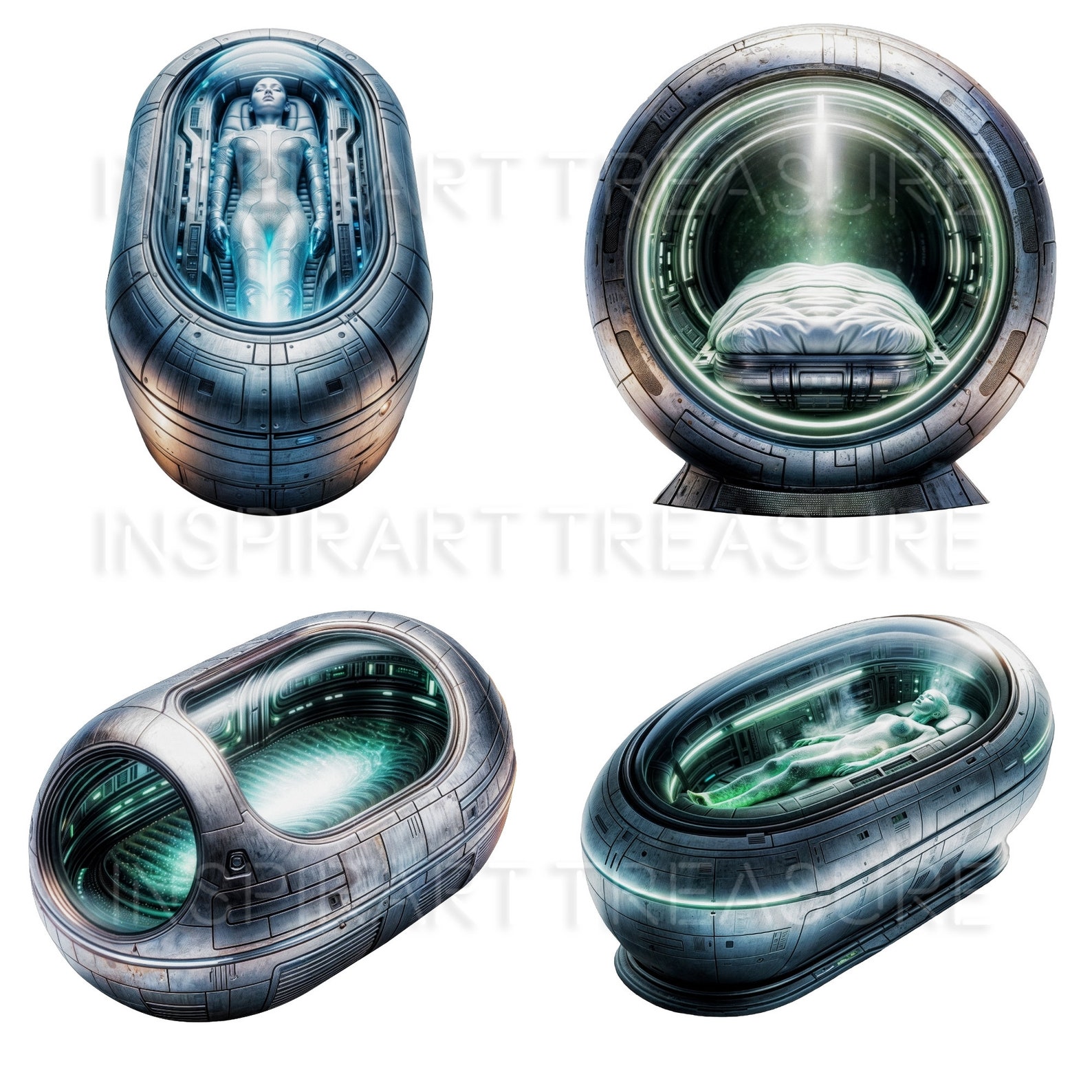 Cryogenic Sleep Pod PNG Clipart Sci-fi Cryopod Stasis Chamber ...