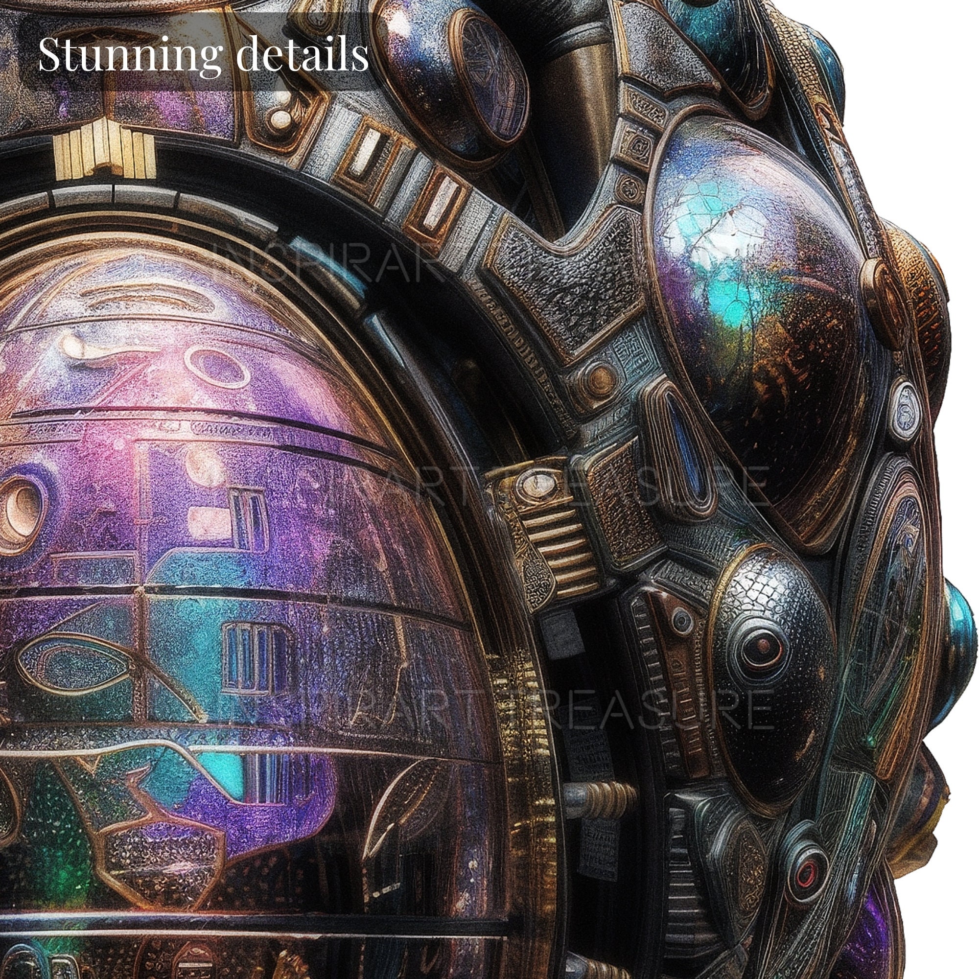 Space Ancient Relics Clipart, Alien Mysterious Artefact PNG Art ...