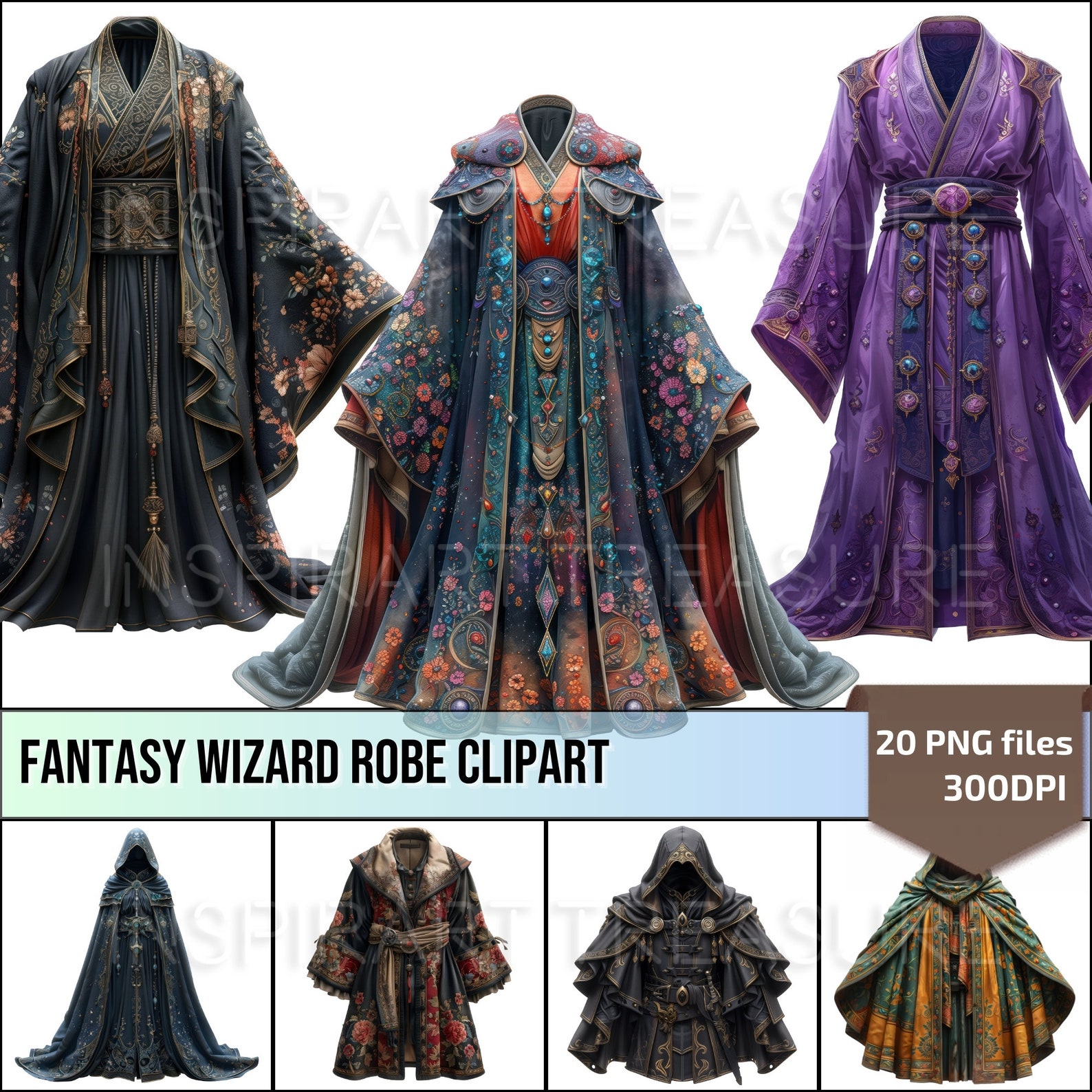 Cloak Medieval Wizard Robe Clipart, Priest Habit Magic Ceremonial Robe ...