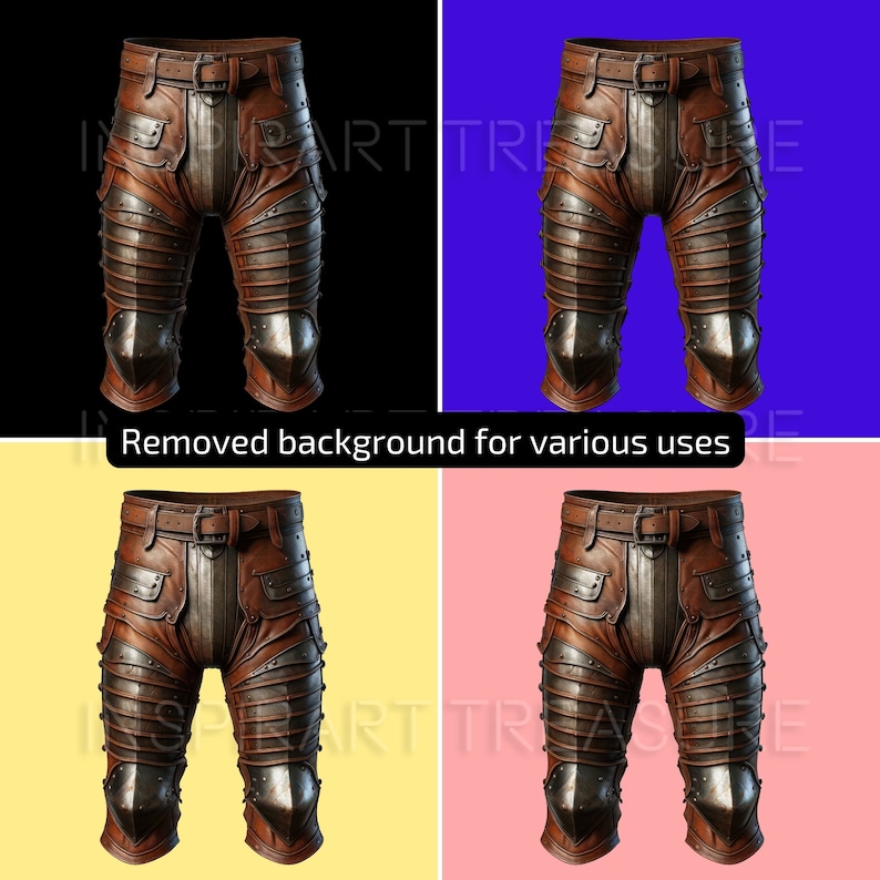 Fantasy Leather Armor Pants Clipart Combat Pants for Men Fantasy ...
