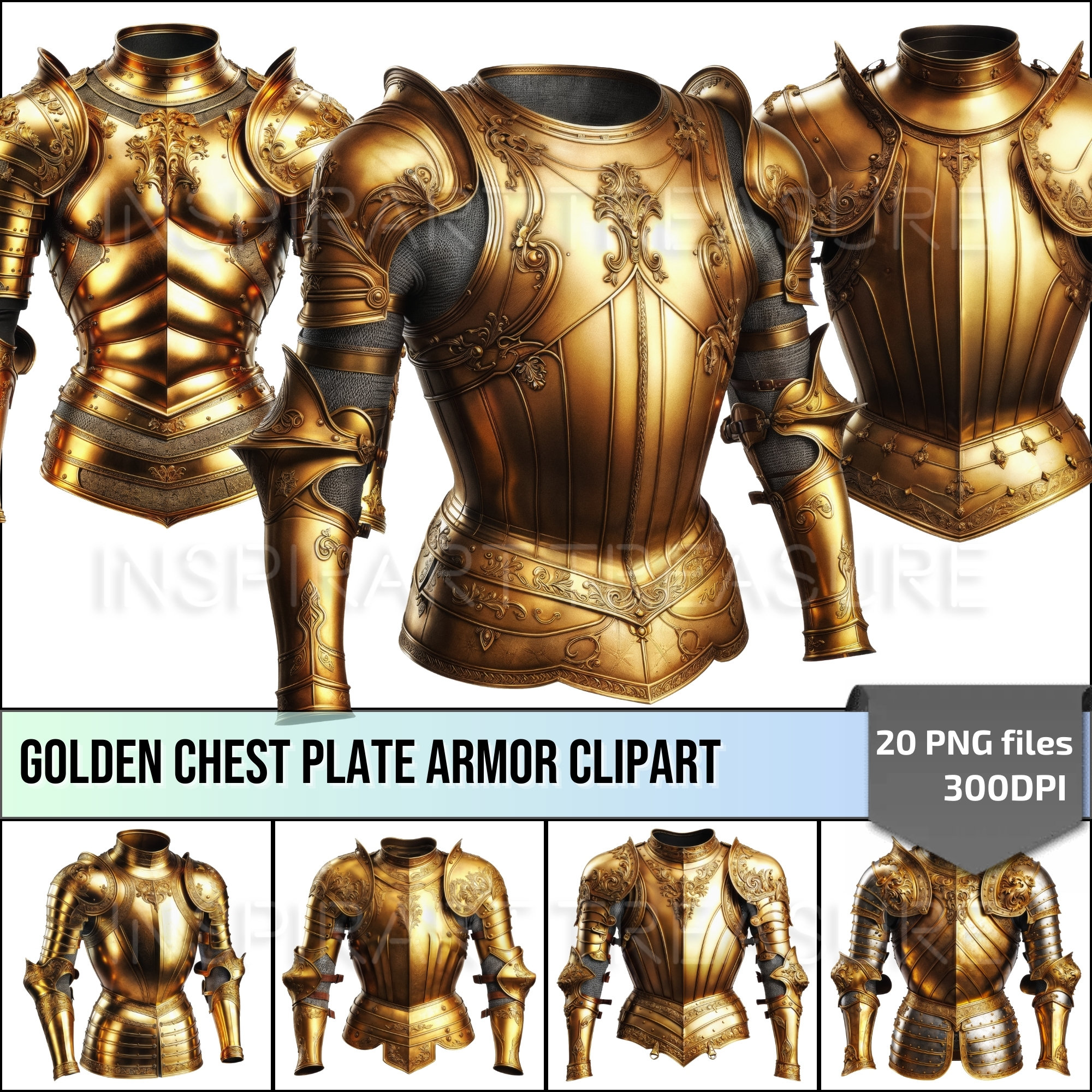 Gold Breast Plate Armor for Men Chest Plate Piece Armor Clipart ...