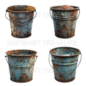 Building Bucket Clipart, Sand Bucket, Water Bucket, Dirt Bucket, Dnd ...