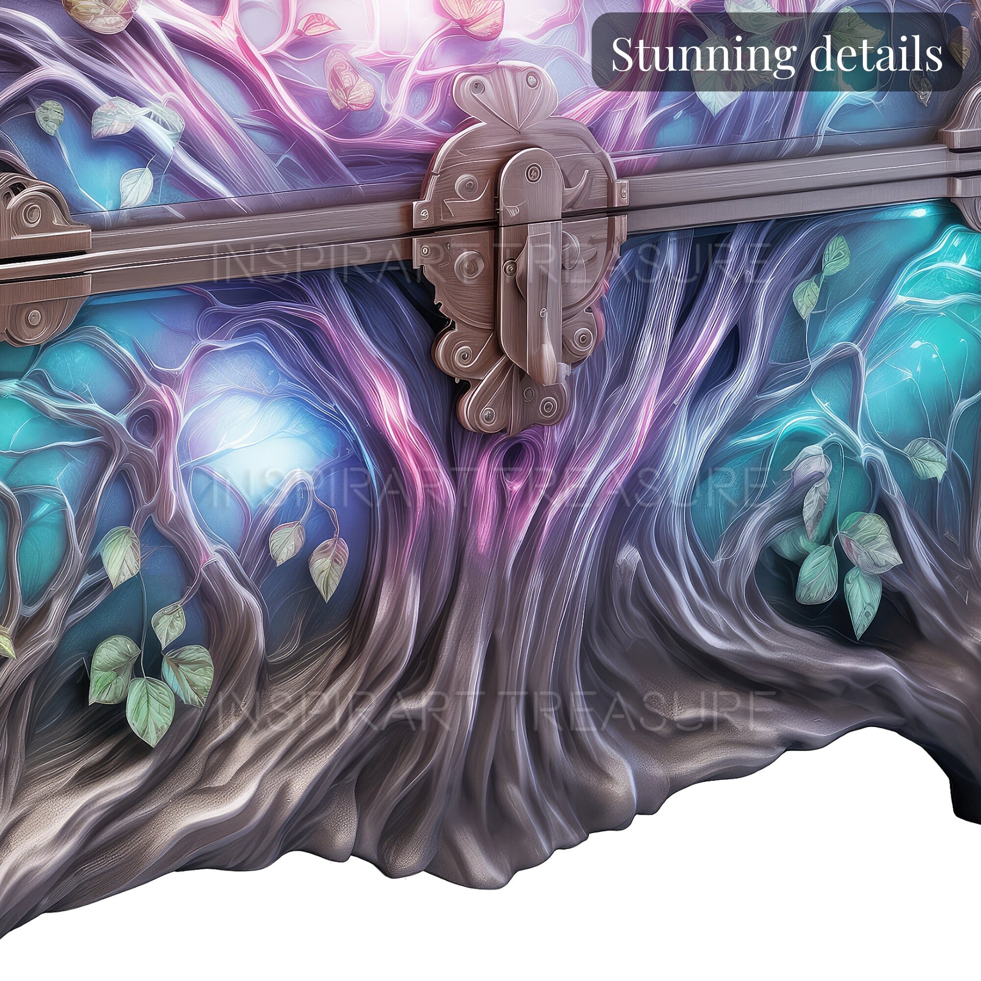 Mystical Printable, Enchanted Faeries Chest Clipart, Magic Crafting Kit ...