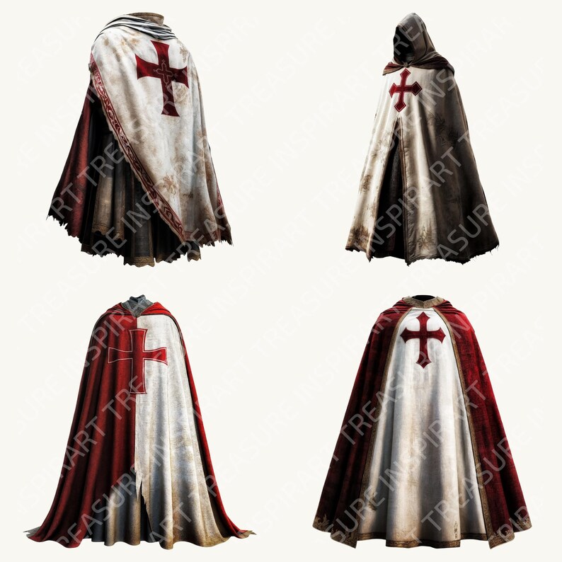 Medieval Knight Clipart Crusader Knight Cloak Fantasy Medieval Cloak ...