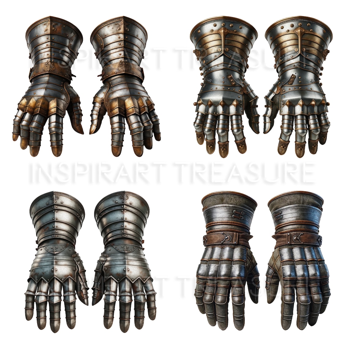Plate Armor Gloves Clipart Armored Gauntlet Clipart Medieval Knight ...