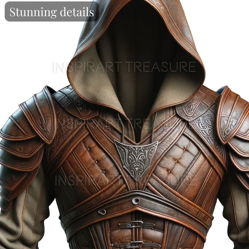 Digital Leather Chest Armor Clipart for Men Chest Piece Armor Medieval ...