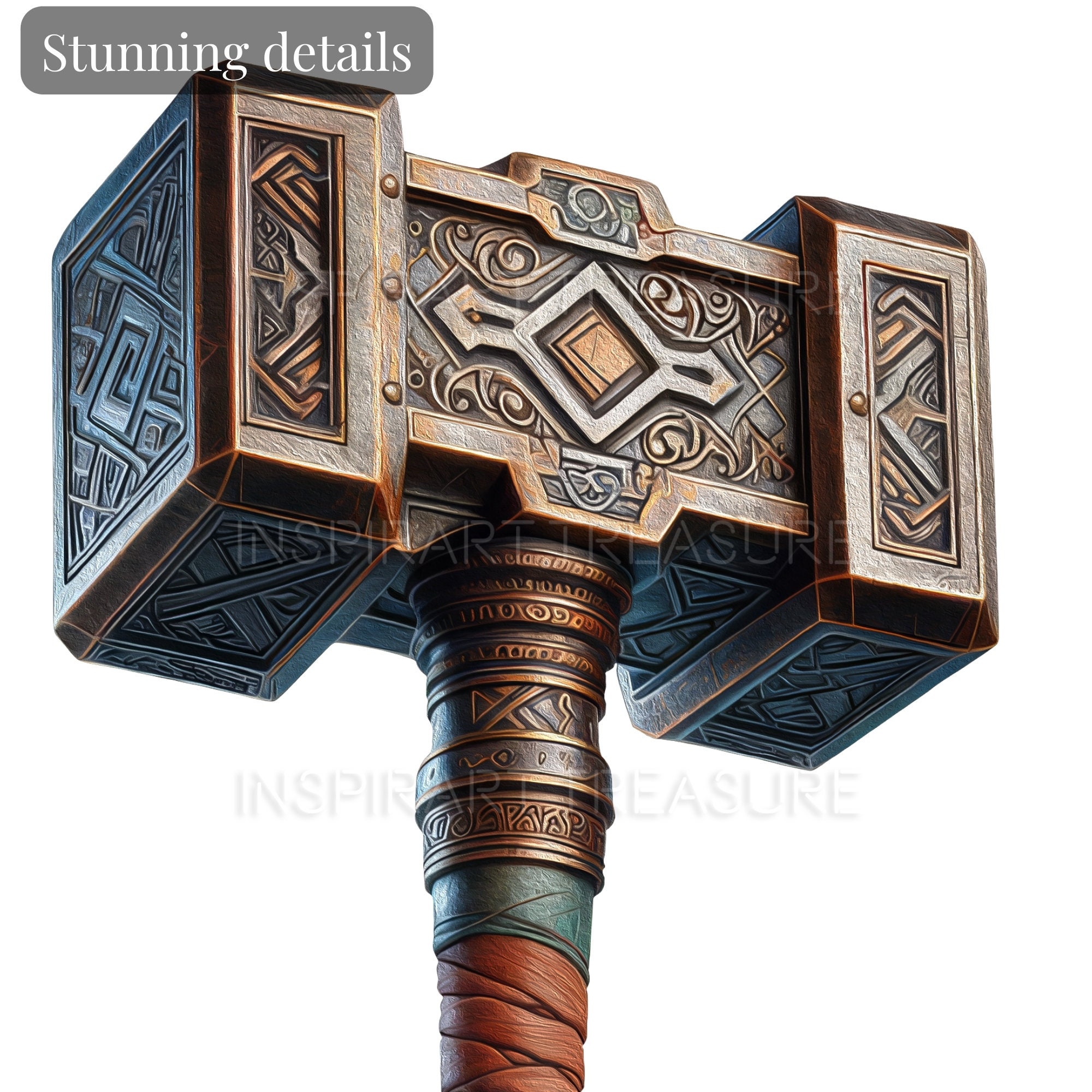 Medieval Combat Hammer Clipart Medieval Warrior War Hammer Ancient ...