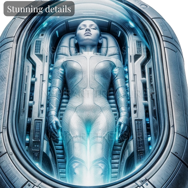 Cryogenic Sleep Pod PNG Clipart Sci-fi Cryopod Stasis Chamber Futuristic Sleep Capsule, Ideal ...