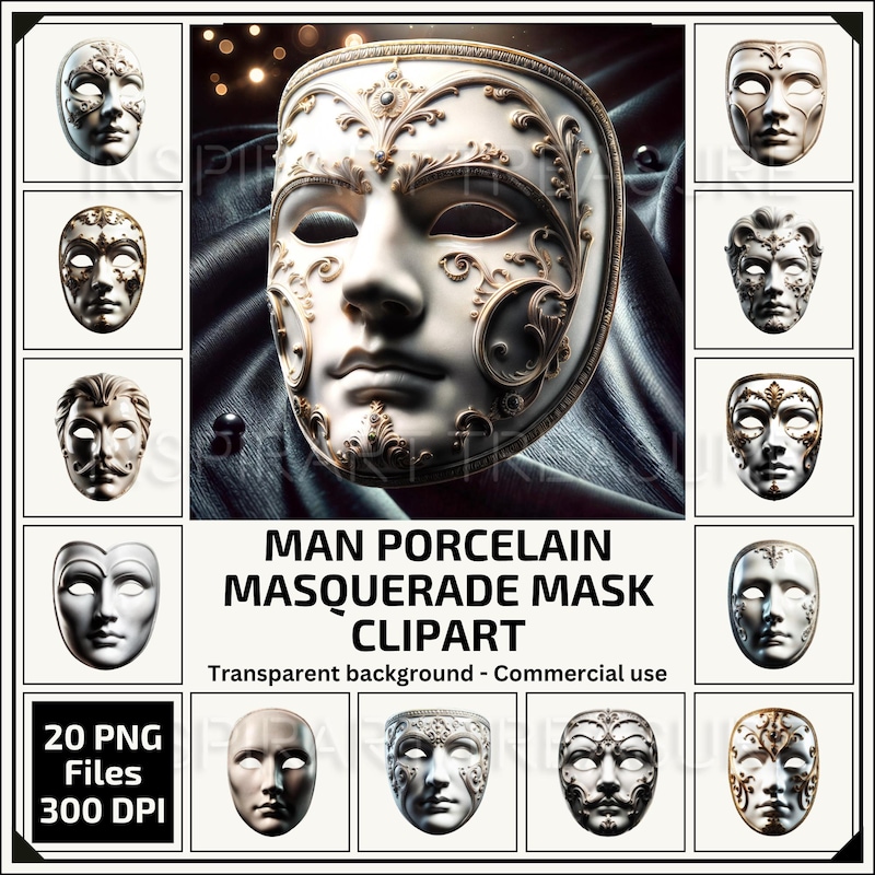 Porcelain Mask - Etsy