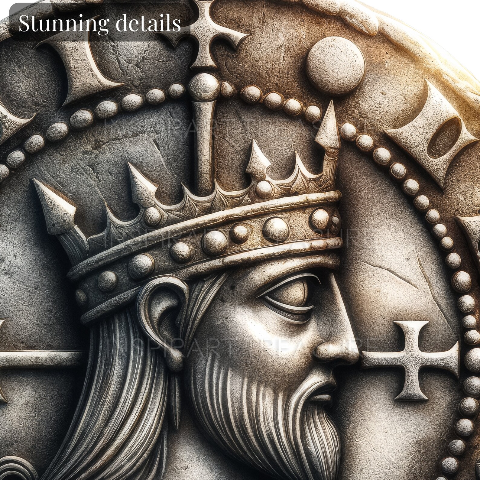 Fantasy Metal Coins Clipart, DND Metal Coin PNG Fantasy Currency Art ...