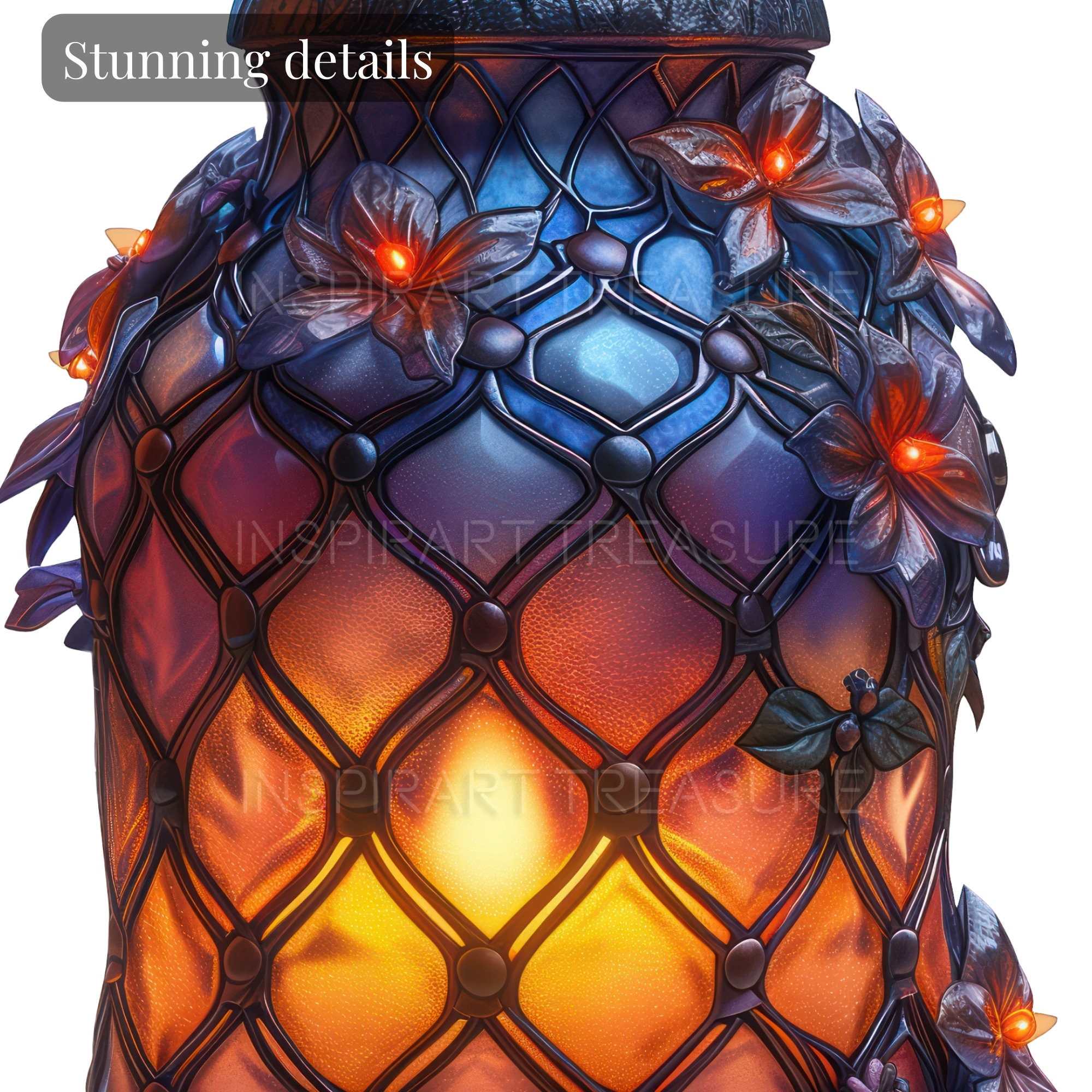 Fairy Lamp Clipart, Fantasy Desk Lamp Lantern PNG for DIY Projects Nad ...