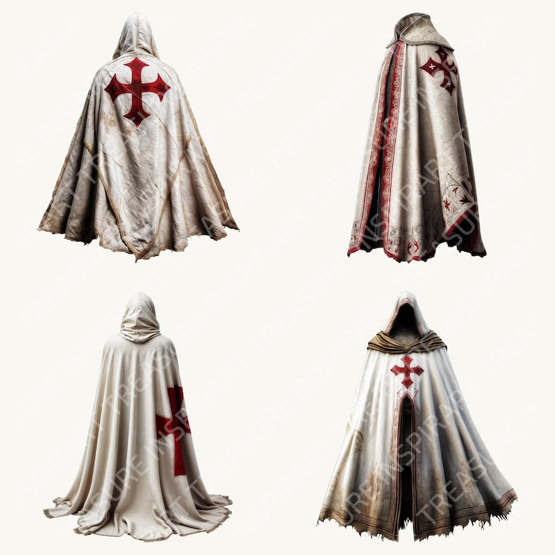 Medieval Knight Clipart Crusader Knight Cloak Fantasy Medieval Cloak ...